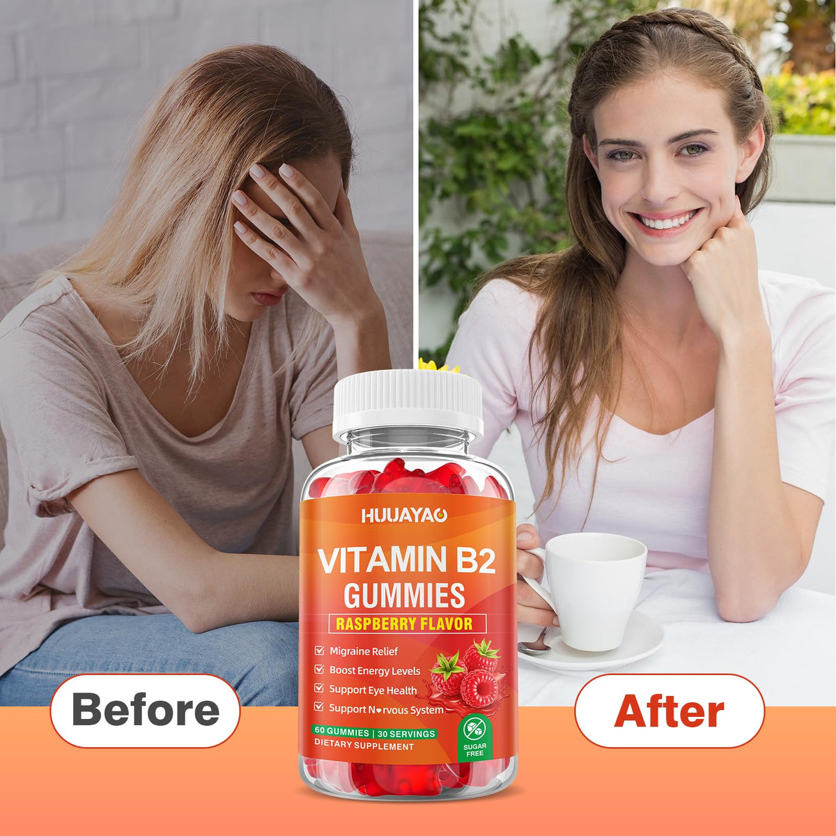 Natural energy boost with Vitamin B2