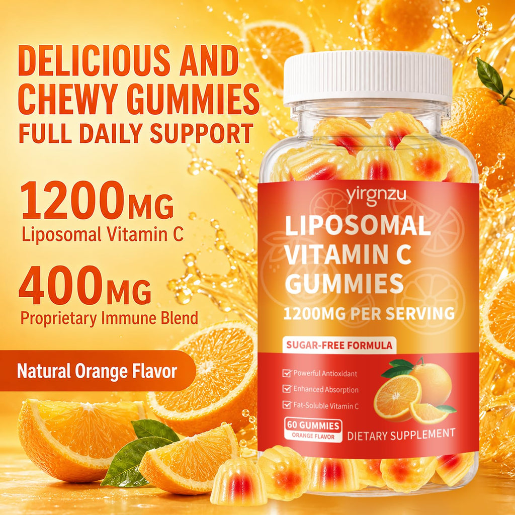 Natural energy boost with Vitamin C gummies