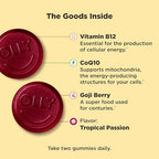Natural energy boost with vitamins