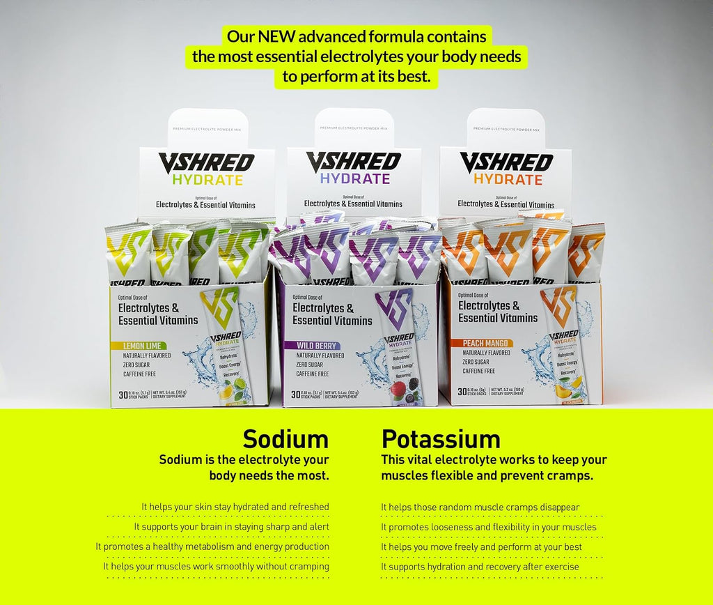 natural energy boost with VSH electrolytes