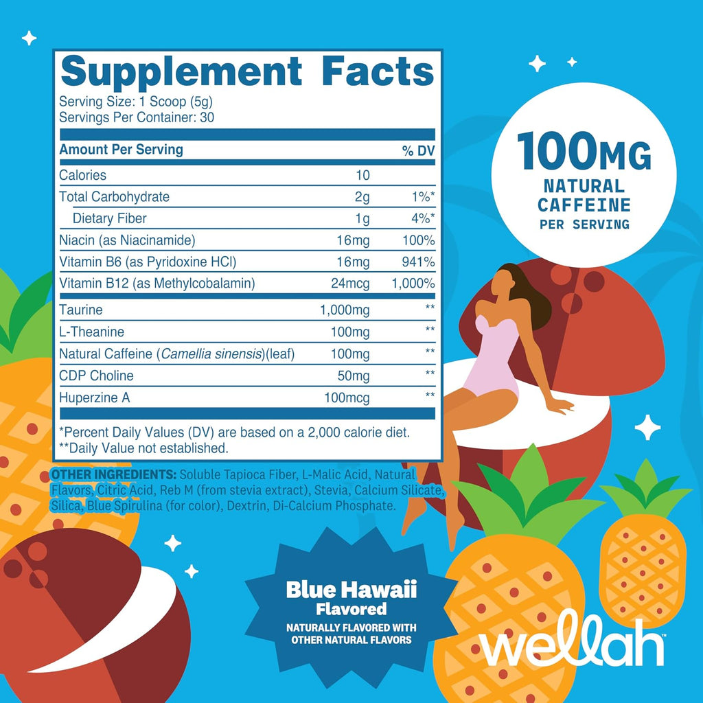 natural energy boost with Wellah powder