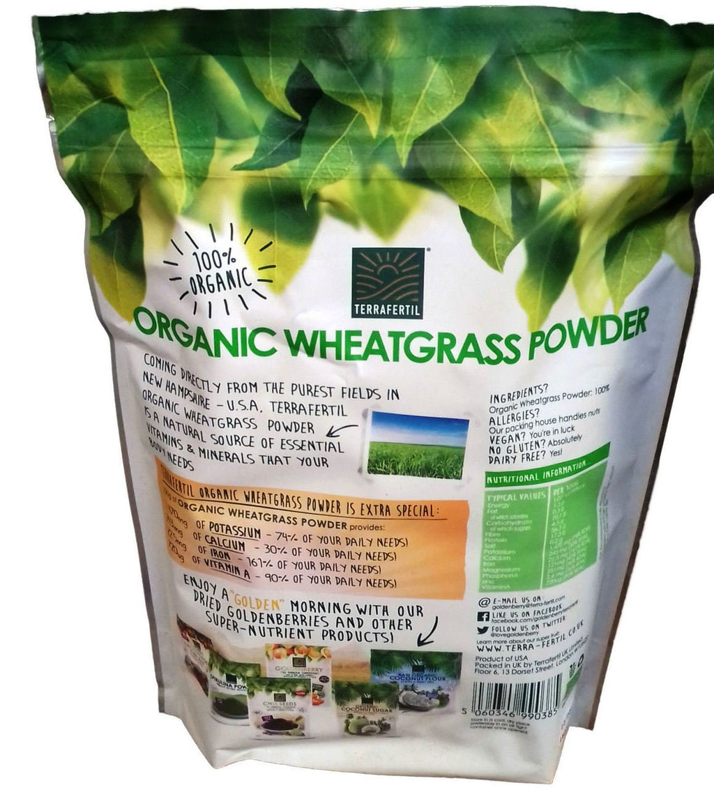 natural energy boost with wheat grass
