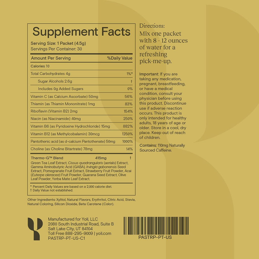 natural energy boost with Yoli powder