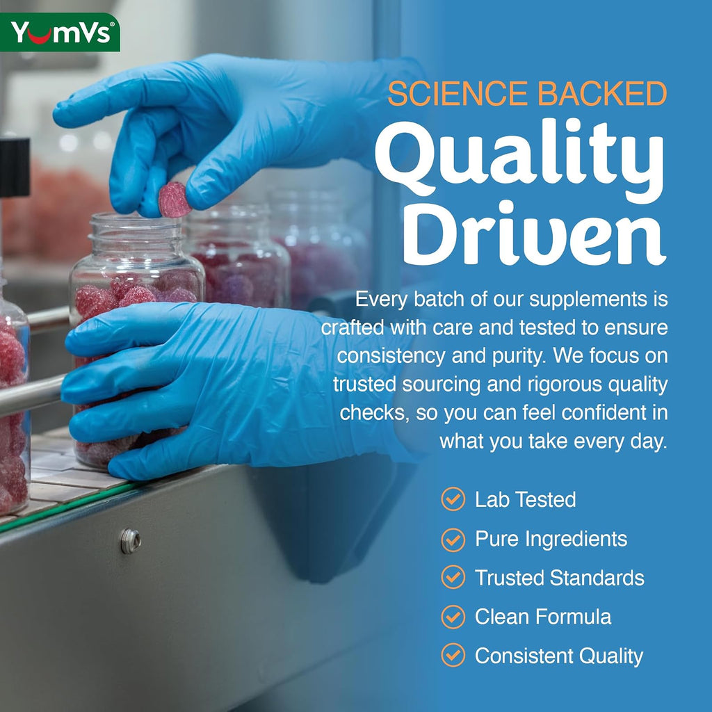 Natural energy boost with YUM-V's vitamins