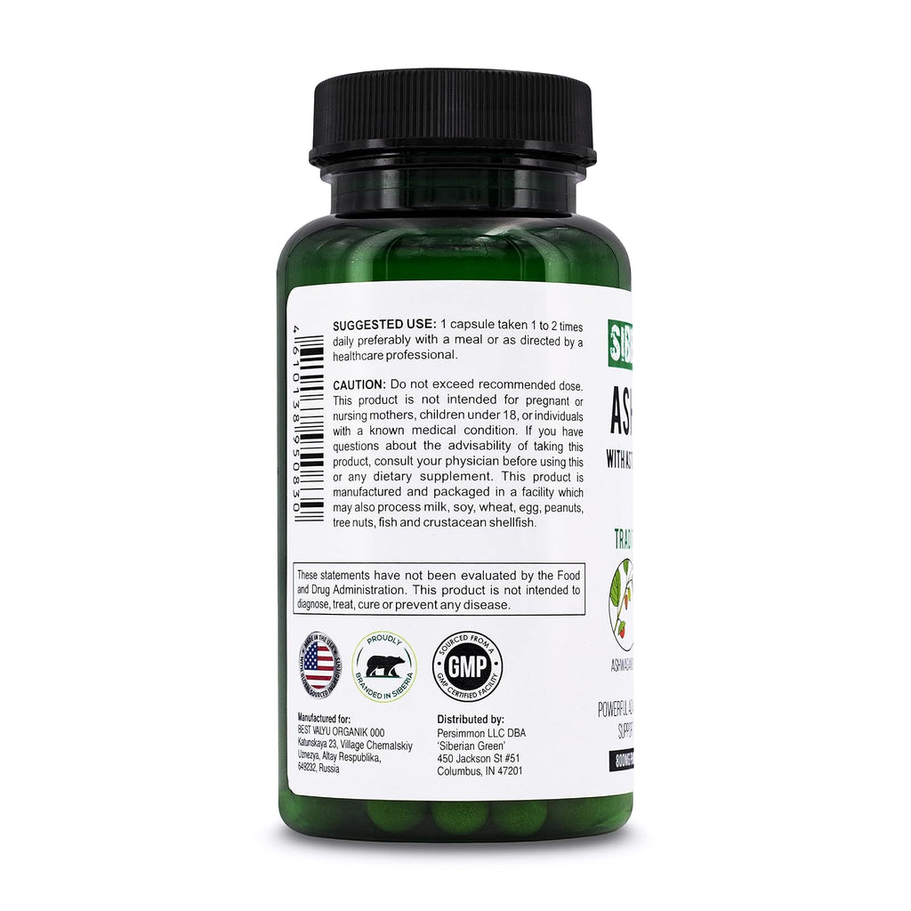 Natural energy booster Ashwagandha complex