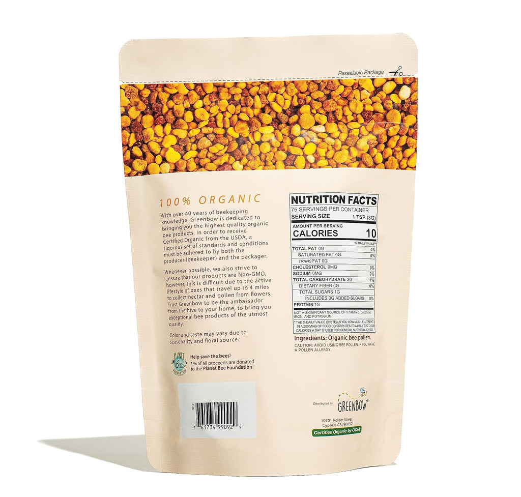 natural energy booster bee pollen