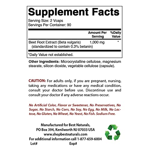 natural energy booster beet root capsules