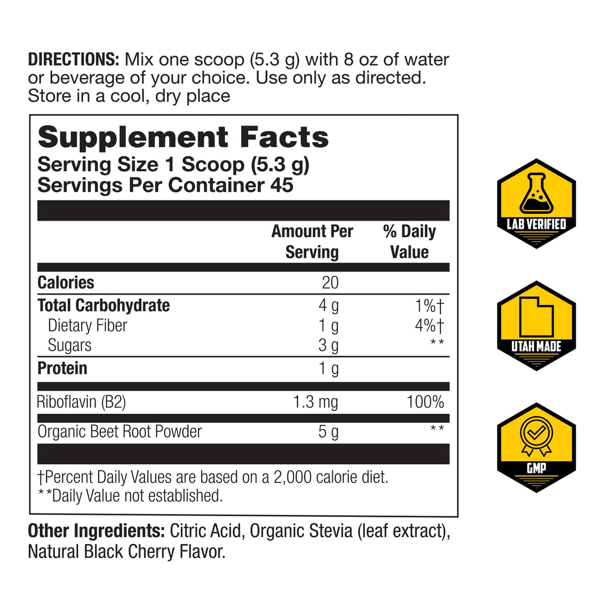 natural energy booster beet root