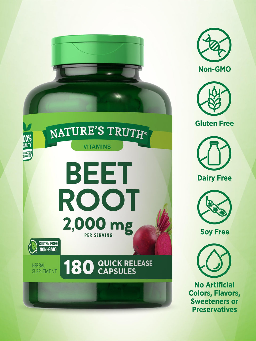 Natural energy booster beet root
