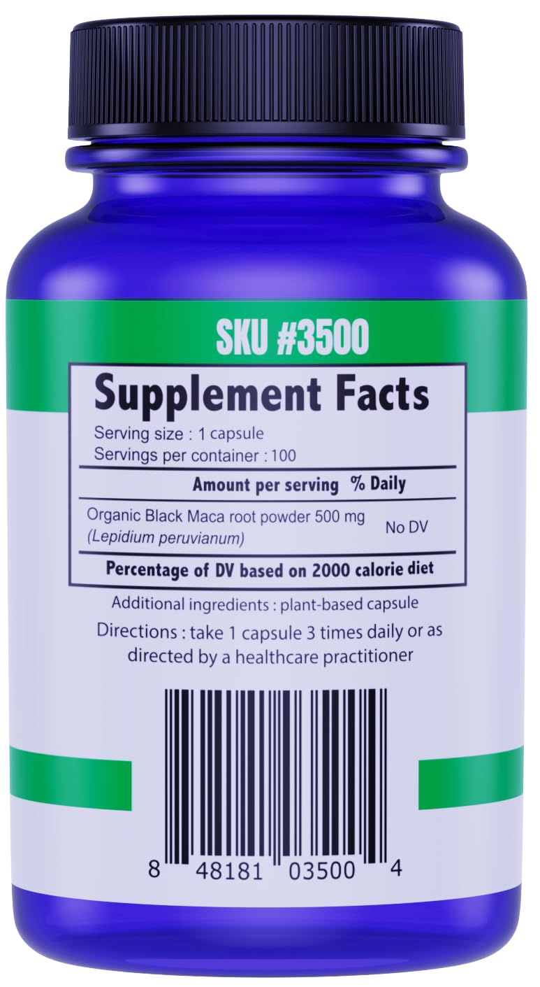 Natural energy booster Black Maca