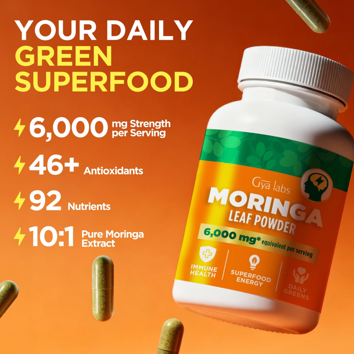 Natural energy booster capsules