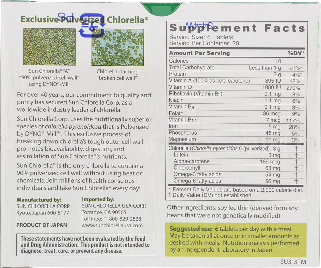 natural energy booster chlorella