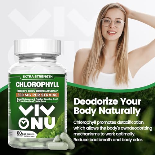 natural energy booster chlorophyll capsules