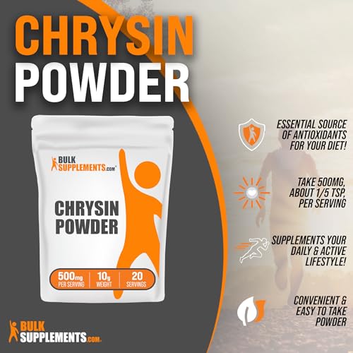 Natural energy booster chrysin supplement