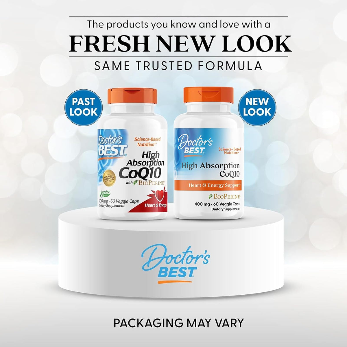 natural energy booster CoQ10 capsules