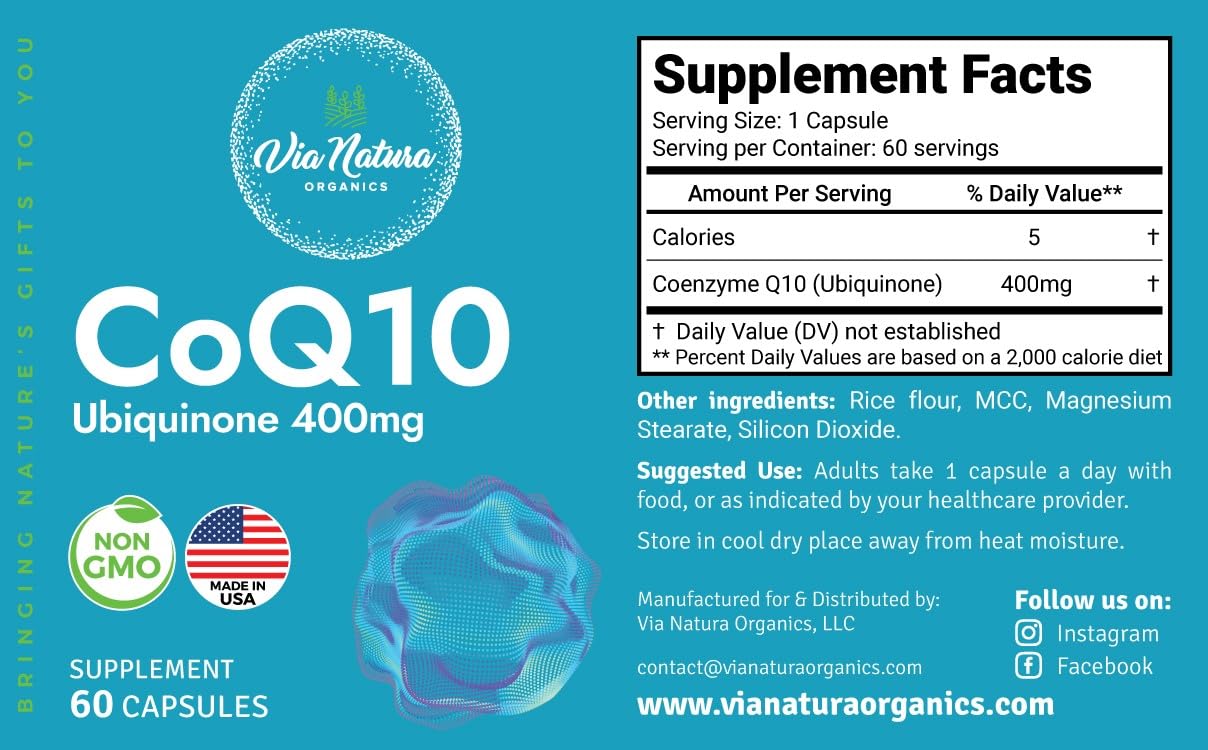 natural energy booster CoQ10