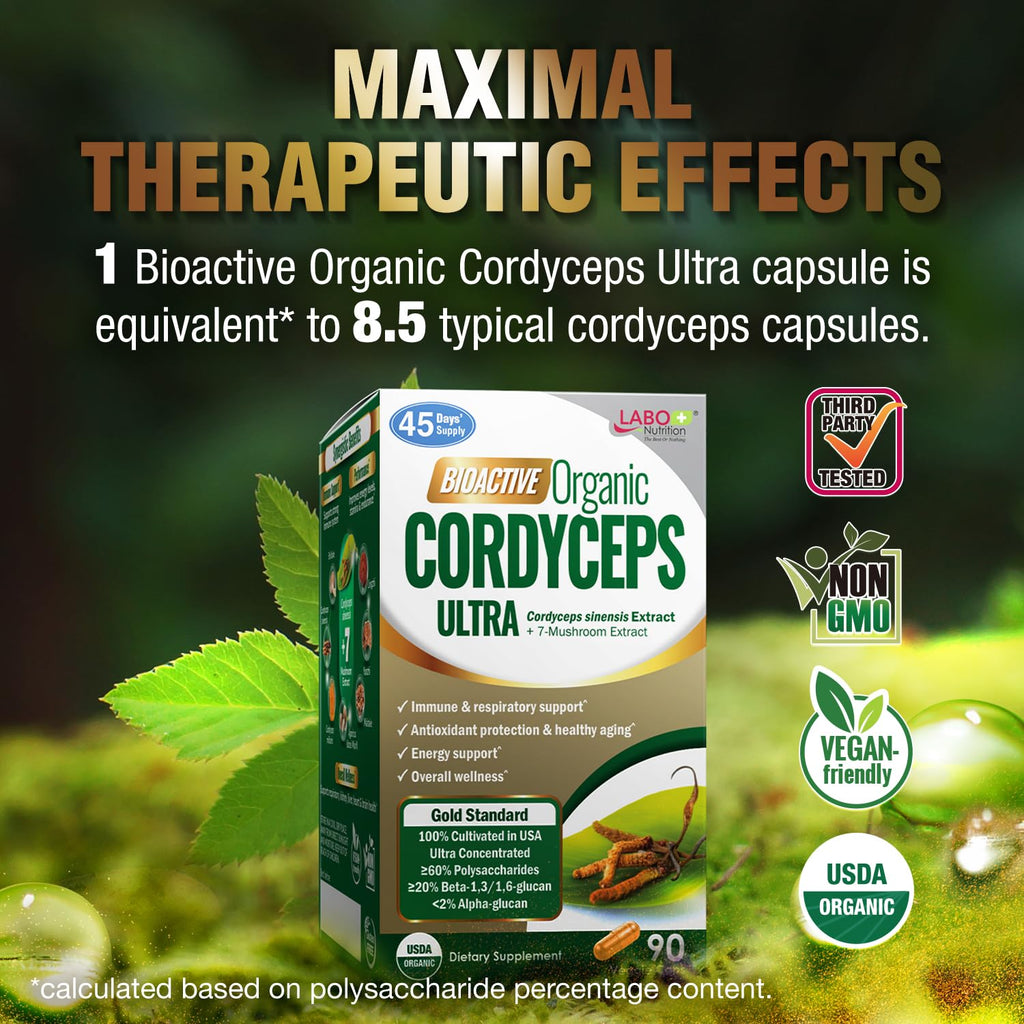 natural energy booster cordyceps supplement