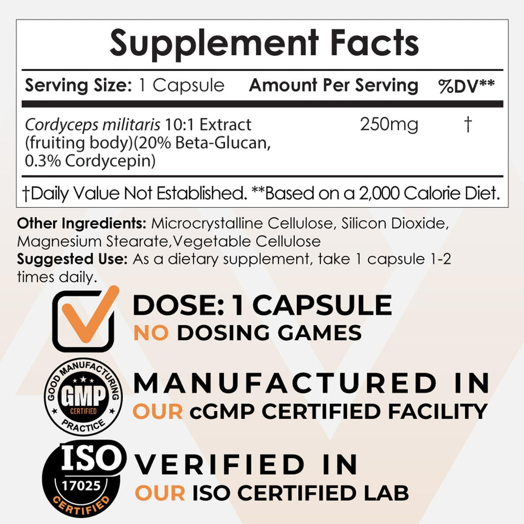 natural energy booster cordyceps