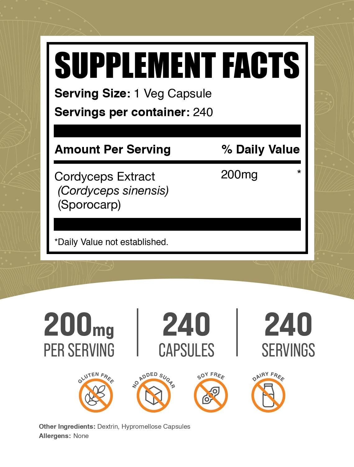 natural energy booster cordyceps