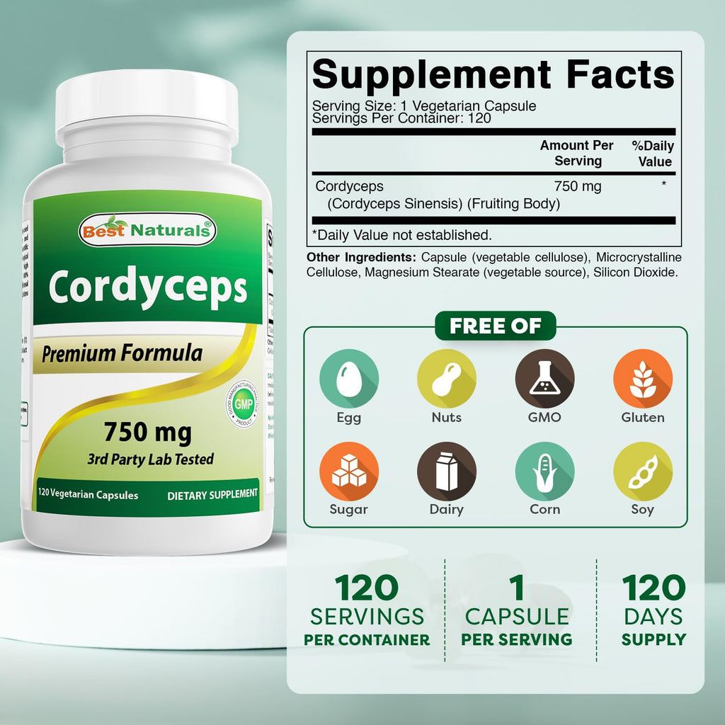natural energy booster cordyceps