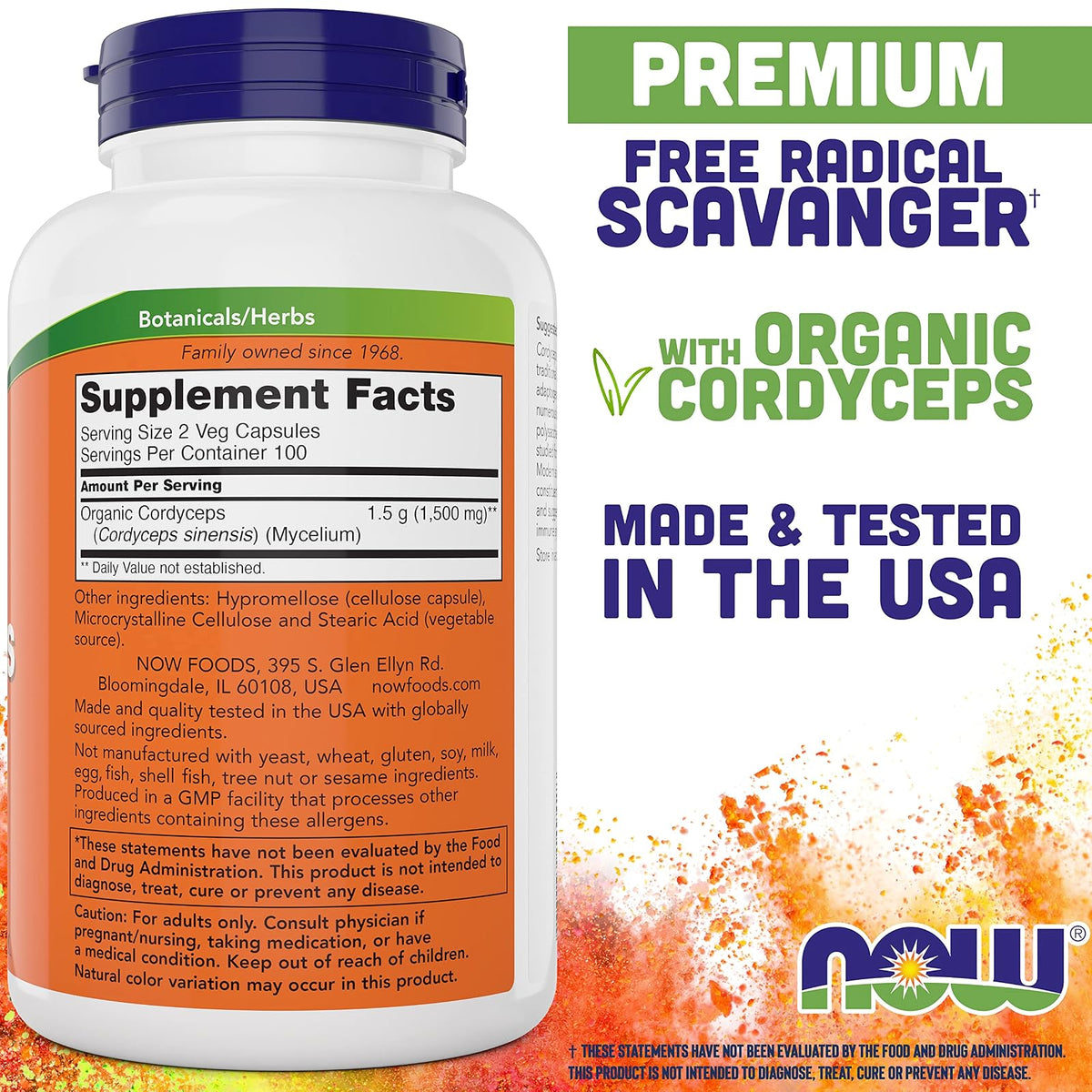 natural energy booster Cordyceps