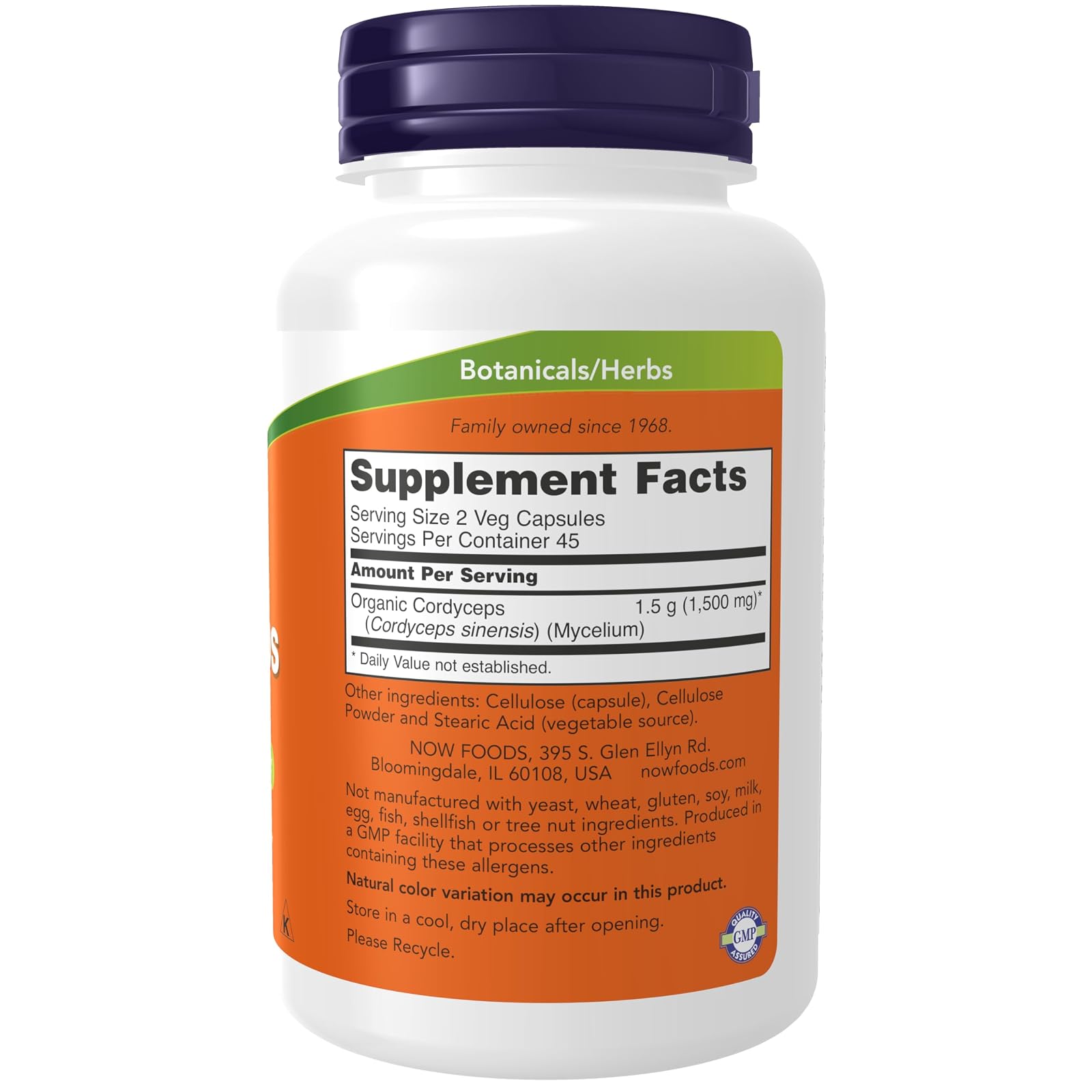 natural energy booster cordyceps
