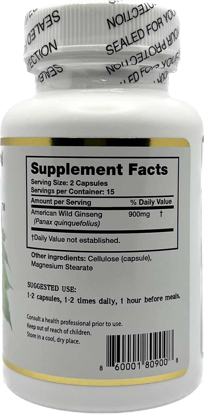natural energy booster ginseng capsules