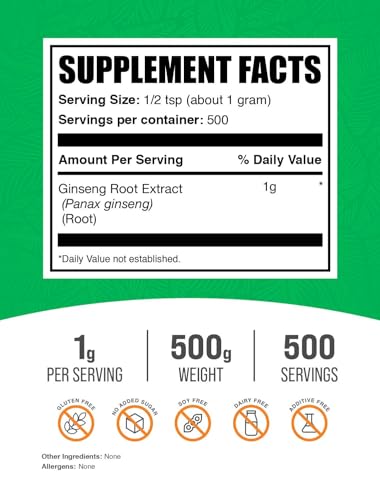 Natural energy booster ginseng extract