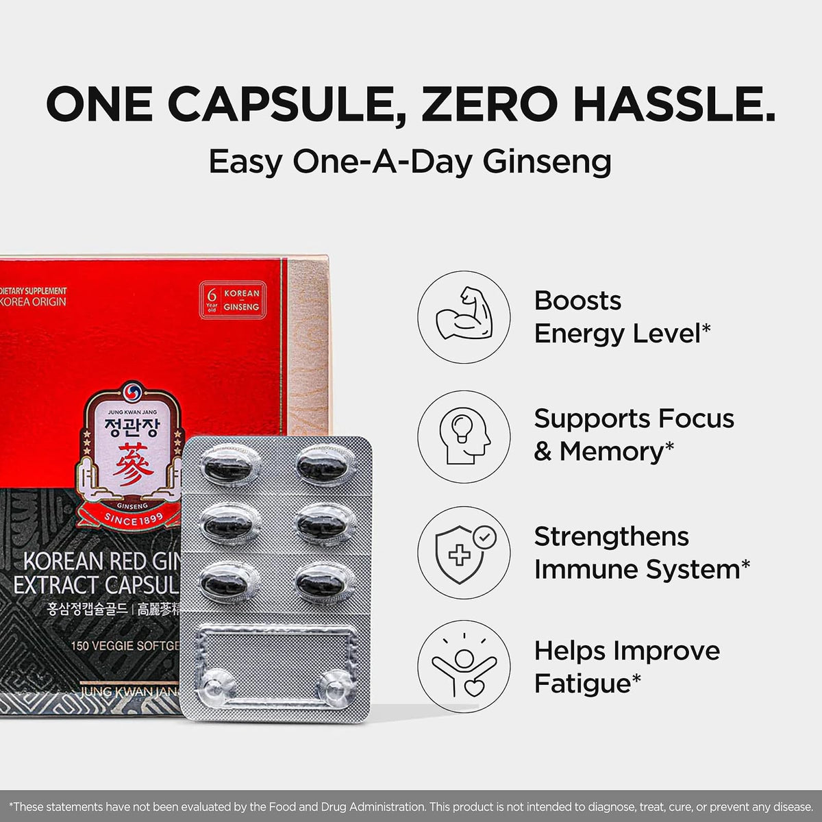 Natural energy booster ginseng