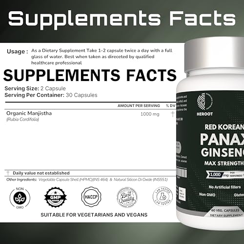 Natural energy booster ginseng