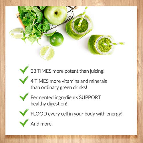 natural energy booster green powder