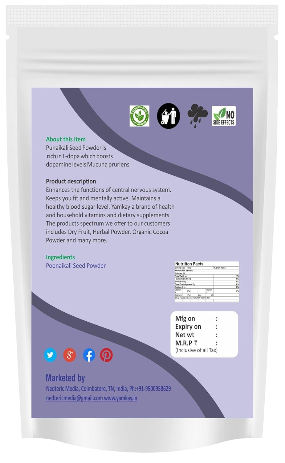 natural energy booster herbal powder