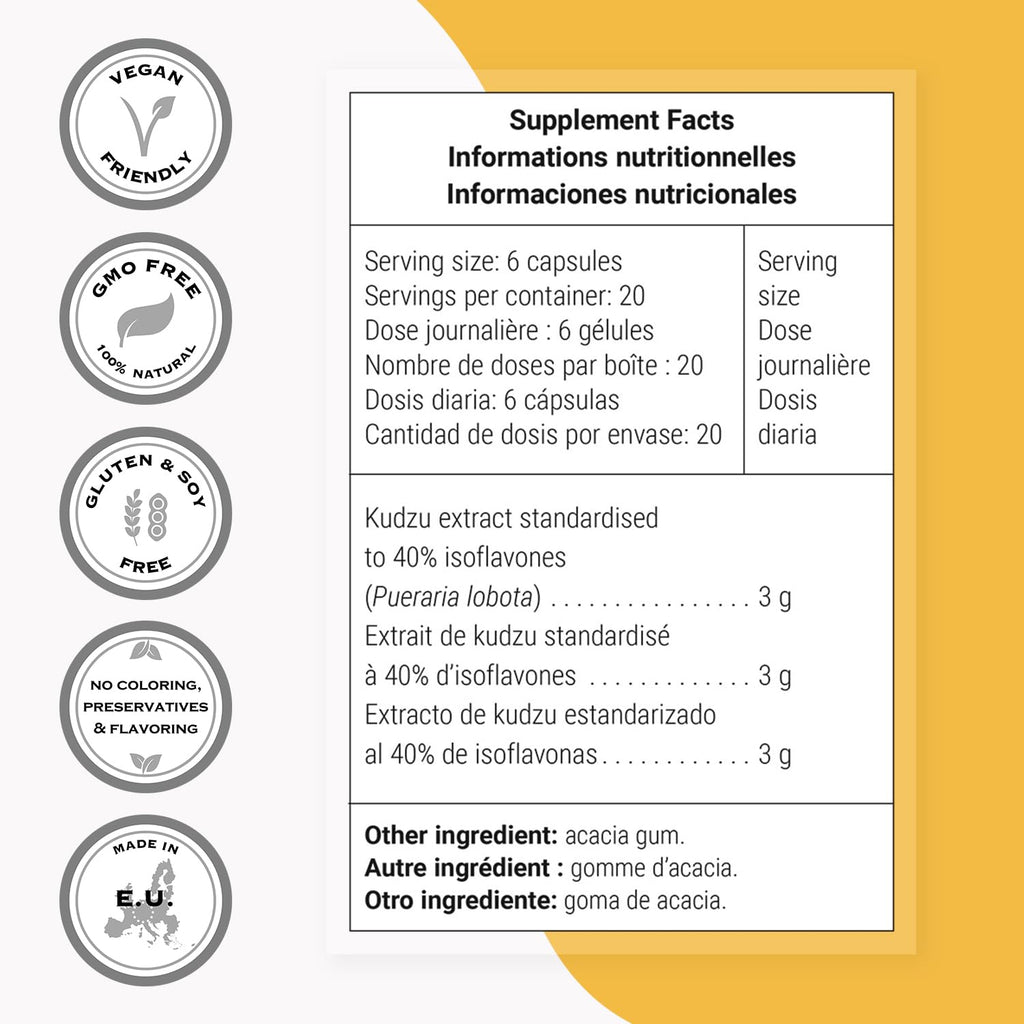 Natural energy booster Kudzu Extract
