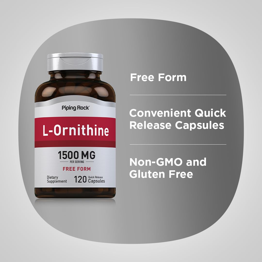 Natural energy booster L-Ornithine capsules