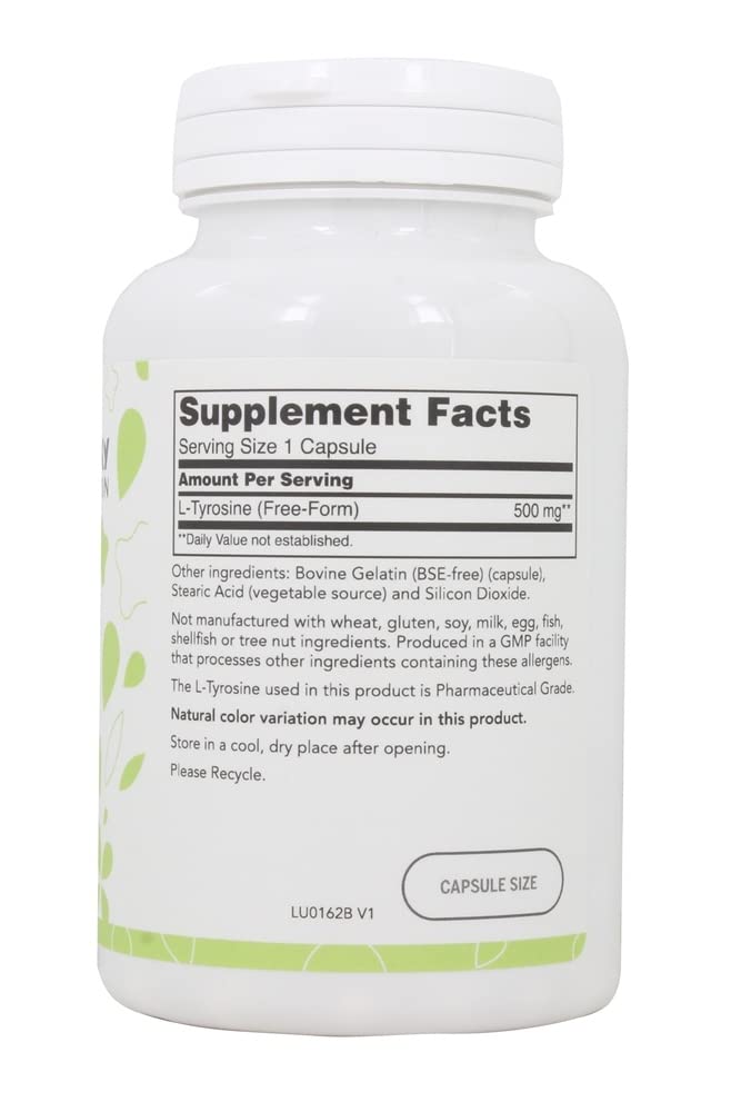 natural energy booster L-Tyrosine capsules