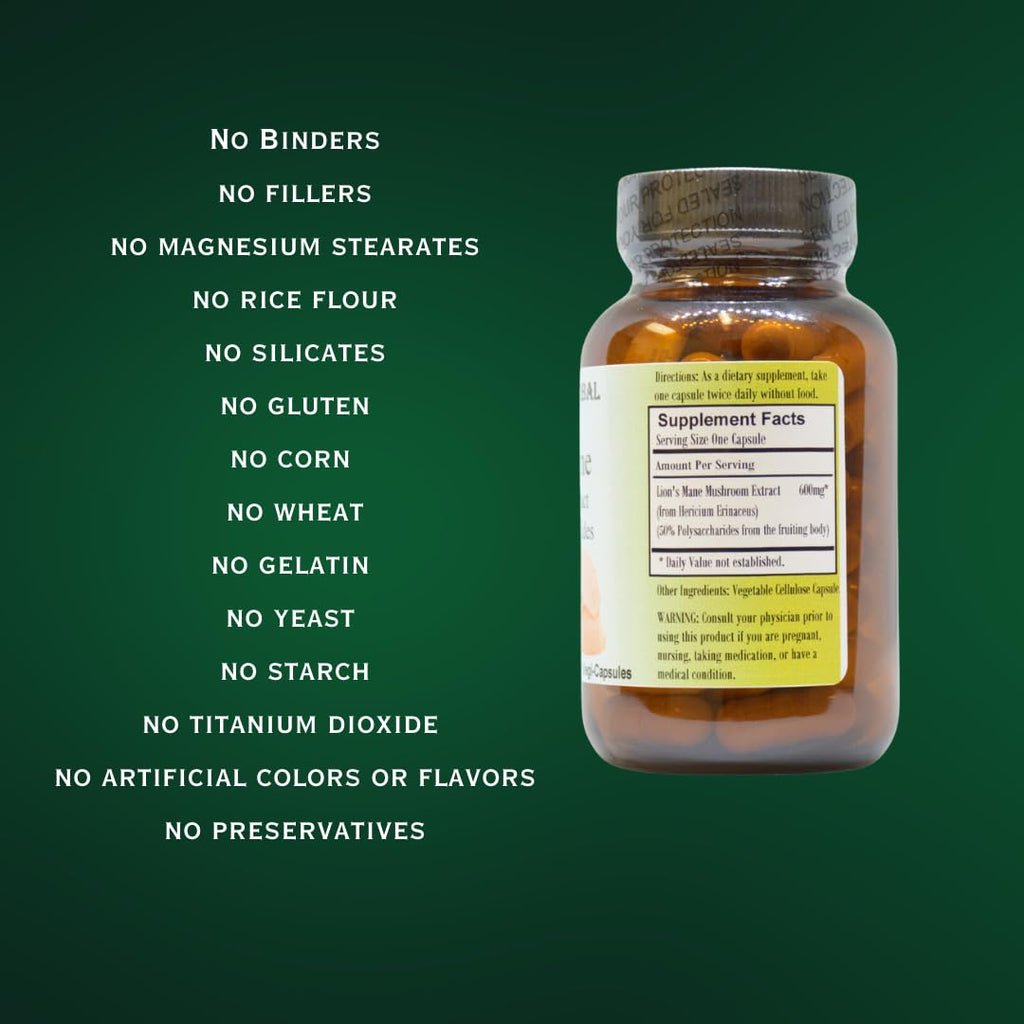 Natural energy booster Lion's Mane