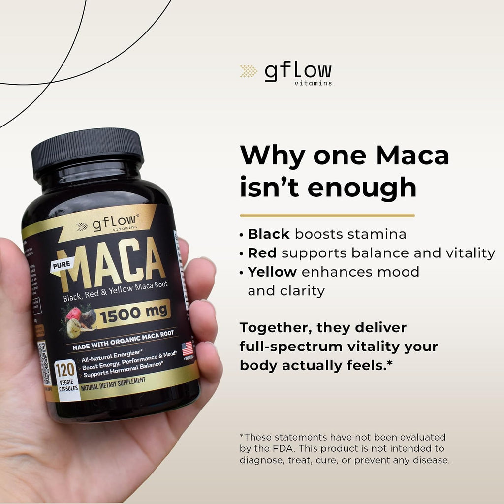 natural energy booster Maca capsules