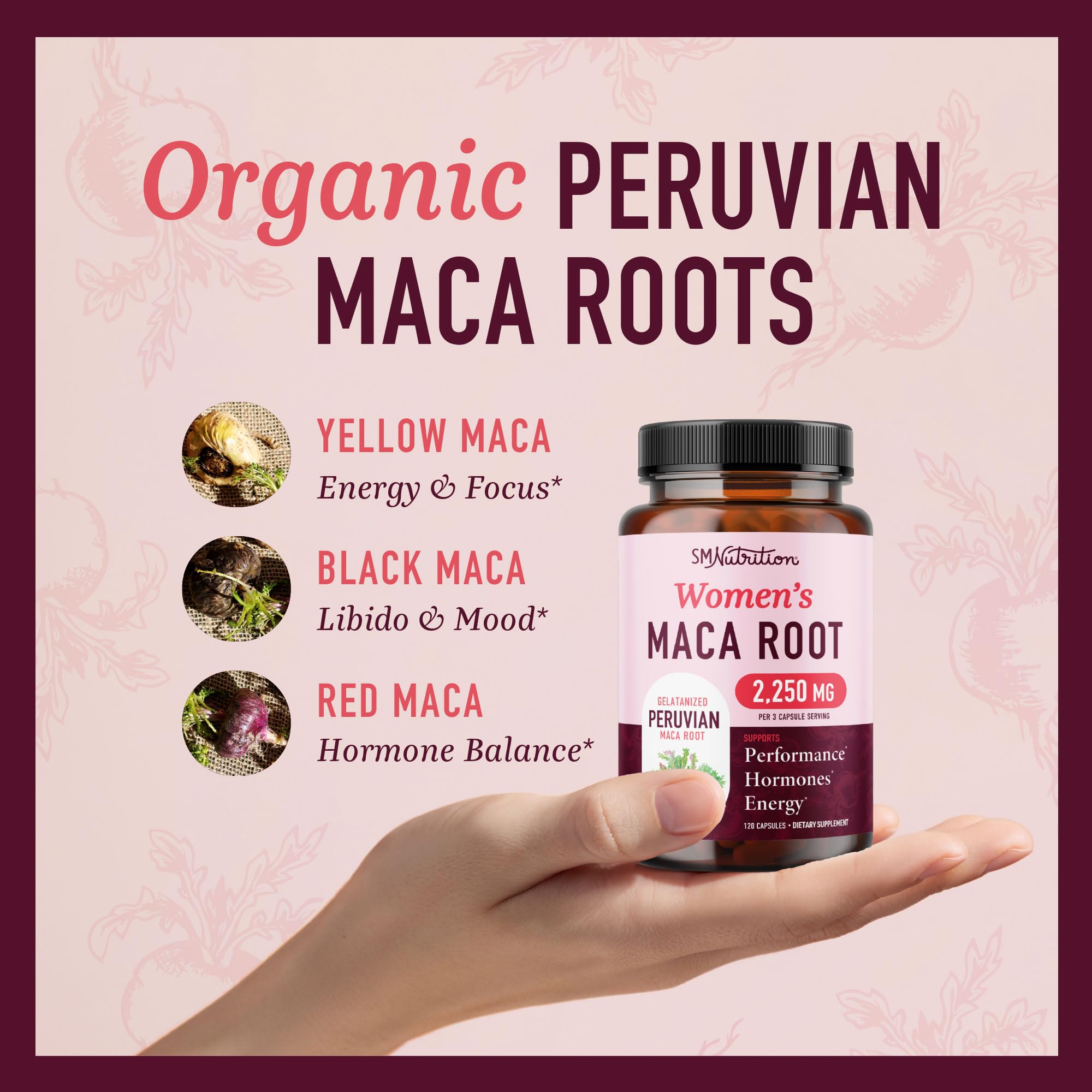 natural energy booster maca capsules