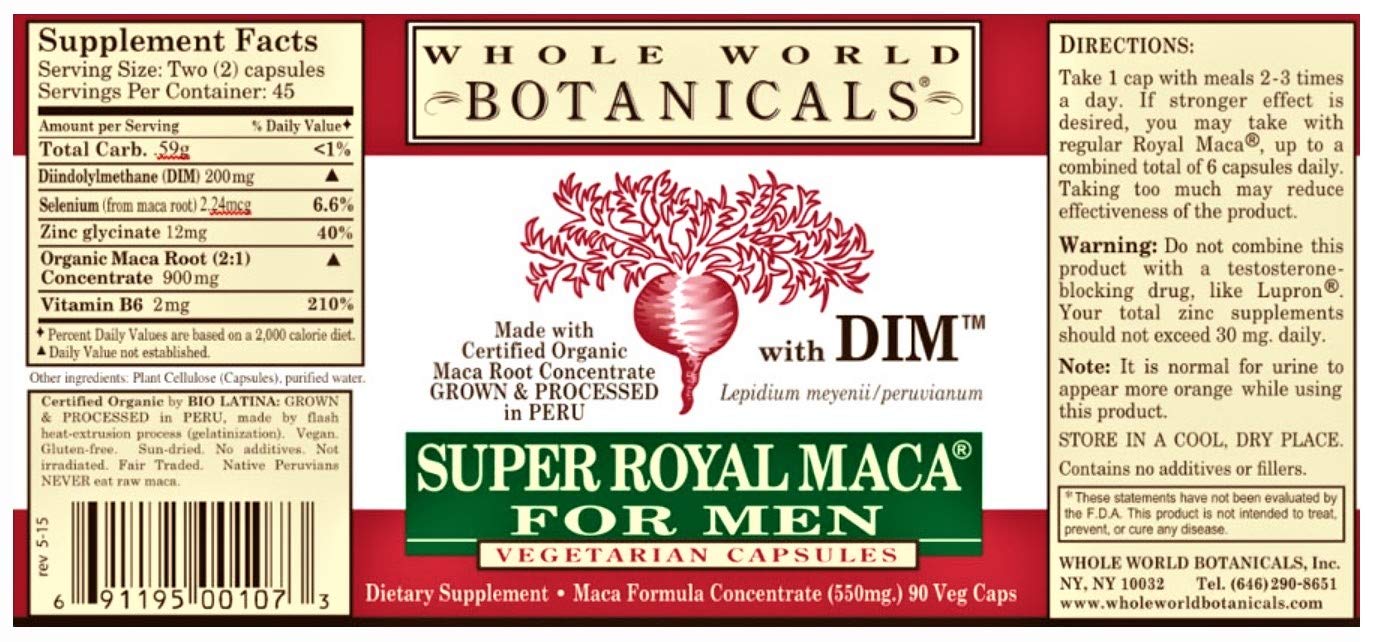 natural energy booster maca veggie caps