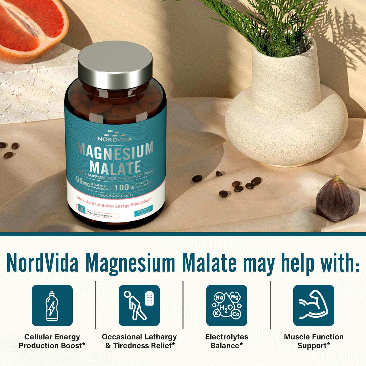 natural energy booster magnesium malate