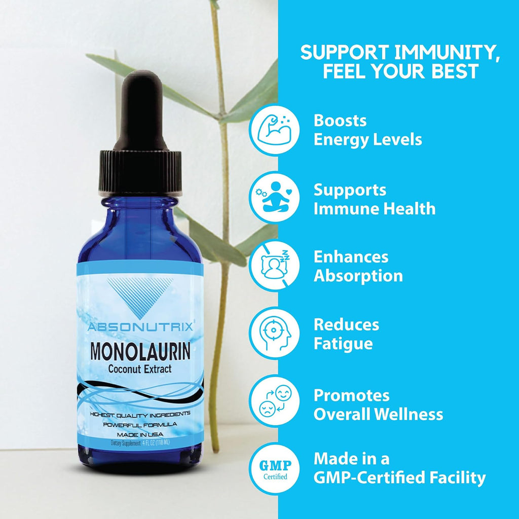 Natural energy booster Monolaurin extract
