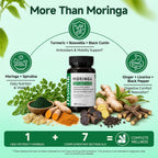 Natural energy booster Moringa capsules