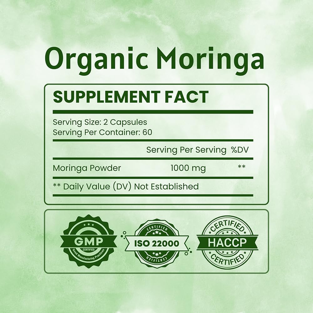 natural energy booster Moringa supplement