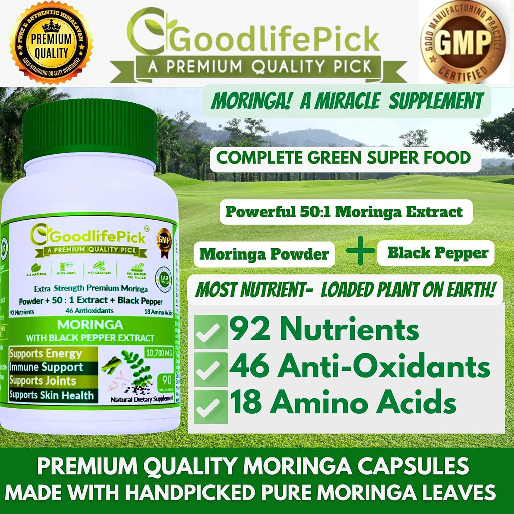 Natural energy booster moringa