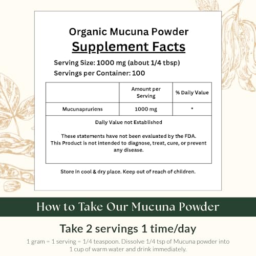 natural energy booster mucuna powder