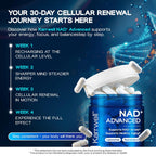 Natural energy booster NAD+ capsules