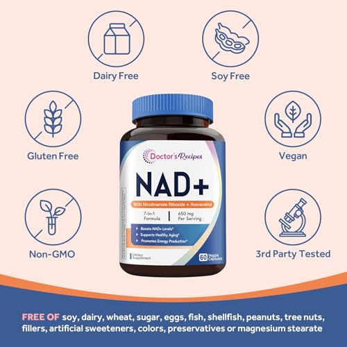 Natural energy booster NAD supplement