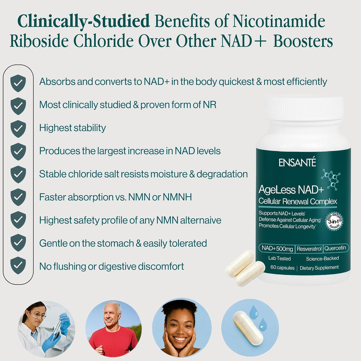 natural energy booster NAD+ supplement