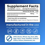 Natural energy booster NMN capsules