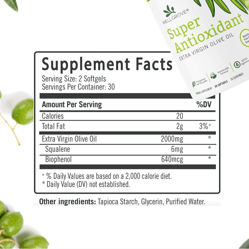Natural energy booster olive leaf extract